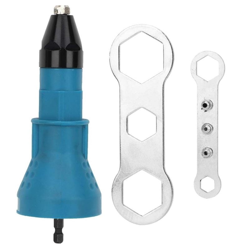 Electric riveter Conversion head for core-pulling rivets Pneumatic ...