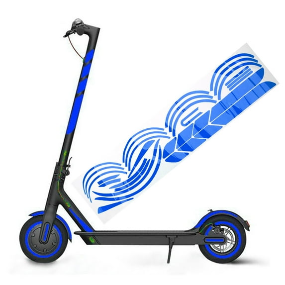 Electric scooter Reflective Film Sticker waterproofs decals scooter ...