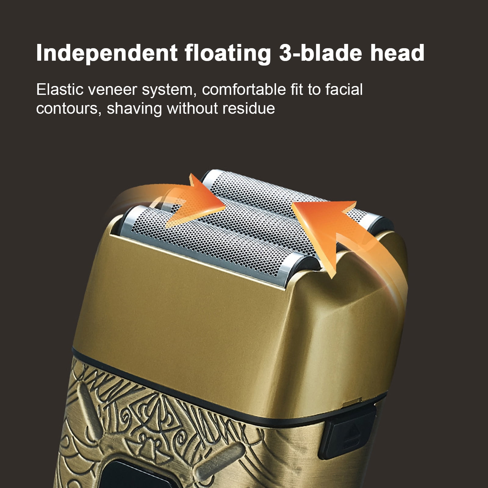 Electric shaving device,With 3 Bald Head Body And Use With Heads Bald ...