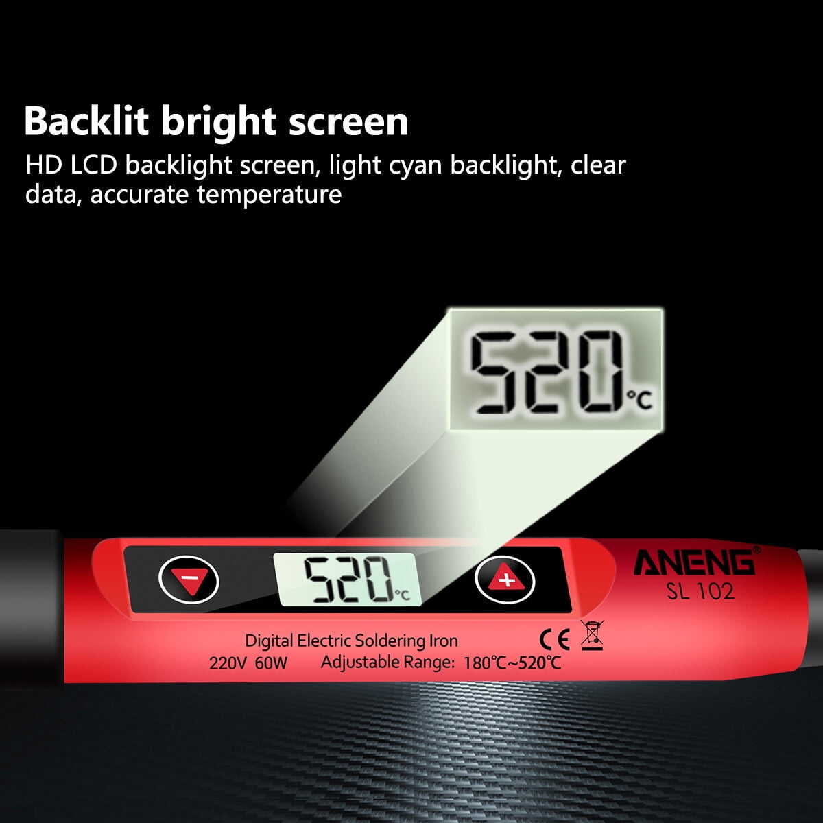 Electric soldering iron,Temperature Tool With Tool With 5pcs Solder ...