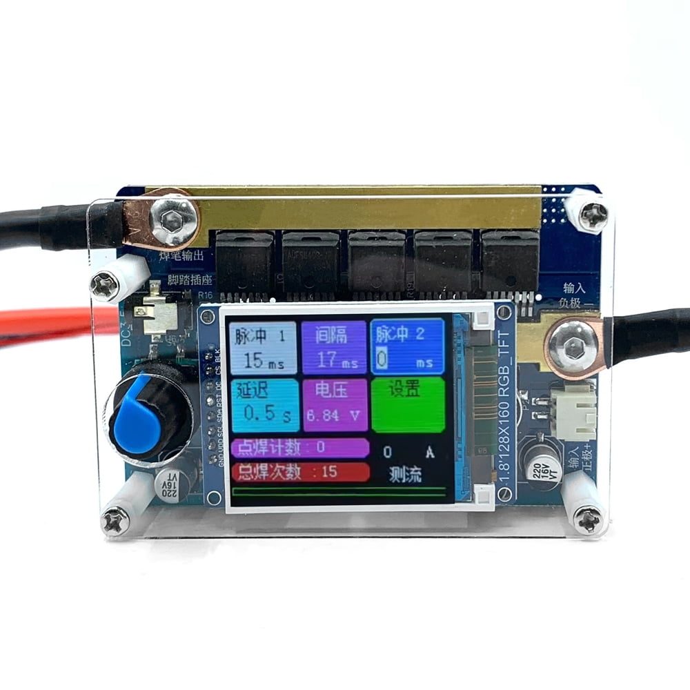 Electric soldering table controller,18650 Diy Portable Color Display ...