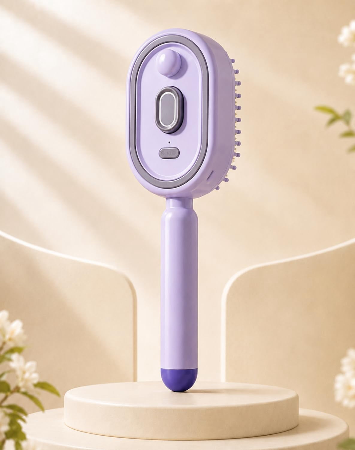 Electric spray air cushion massage comb, Self-Cleaning Anti-Tangle Hair ...