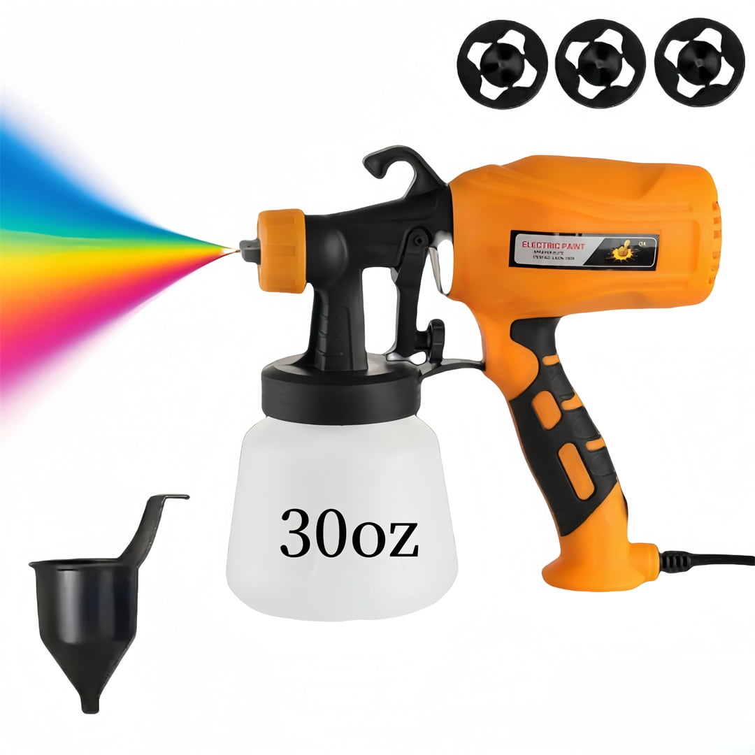 Electric spray gun with adjustable spray width knob 3 modes, easy to ...