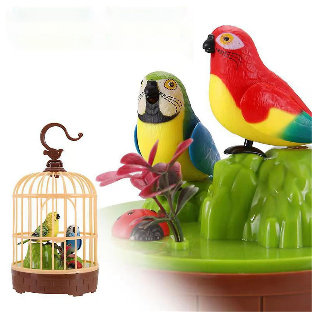 Electric talking parrot voice control simulation parrot lighting moving ...