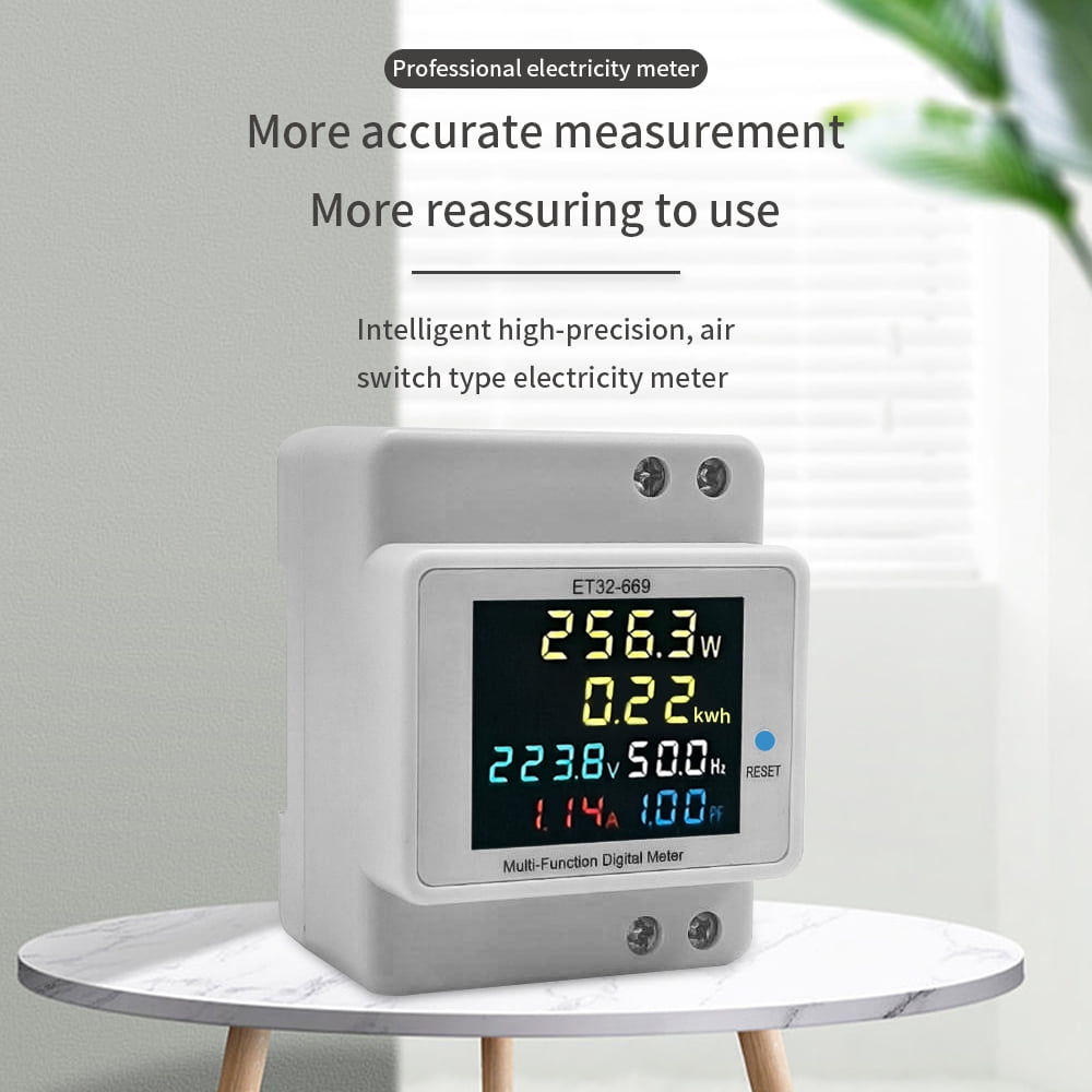 Electric voltage meter, 100a 100a Voltmeter Meter Ammeter Amps Watt ...