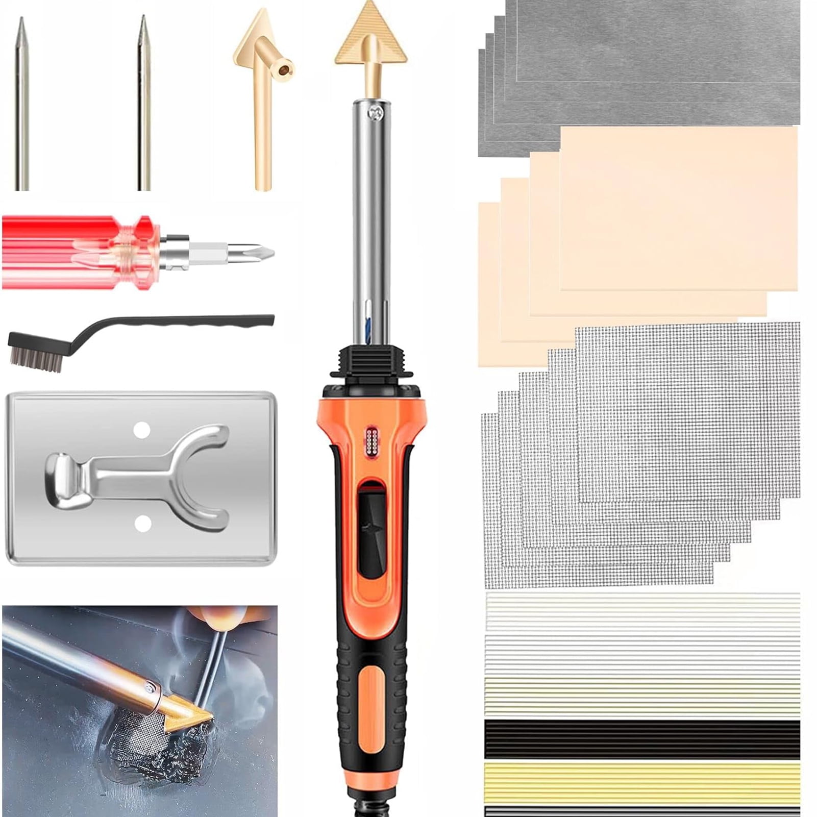 Electric welding station,Car Iron 3-speed Temperature 2-in-1 Welder ...