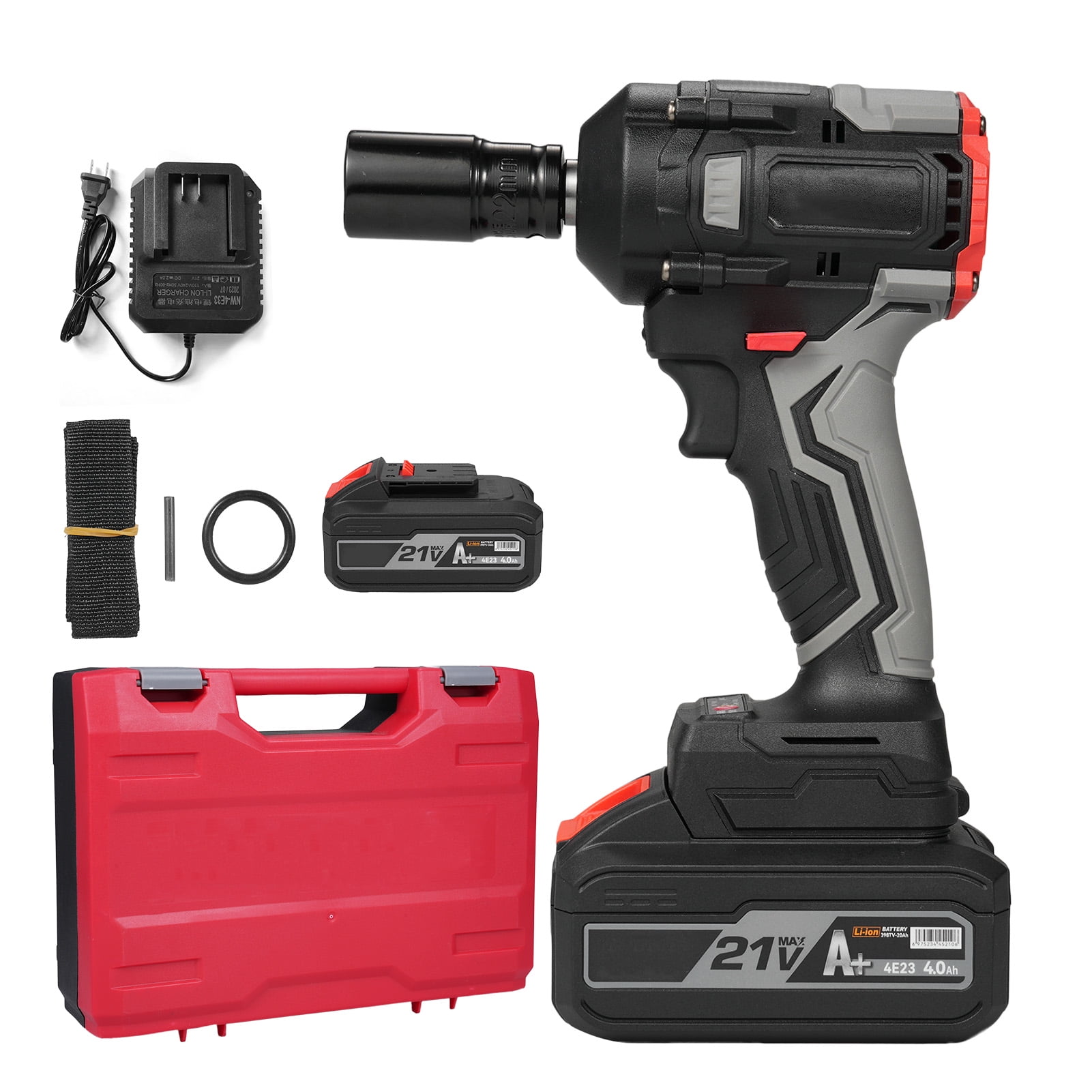 Electric wrench,Inch Wrench With 1/2 Inch Wrench Battery And Speed 4 ...