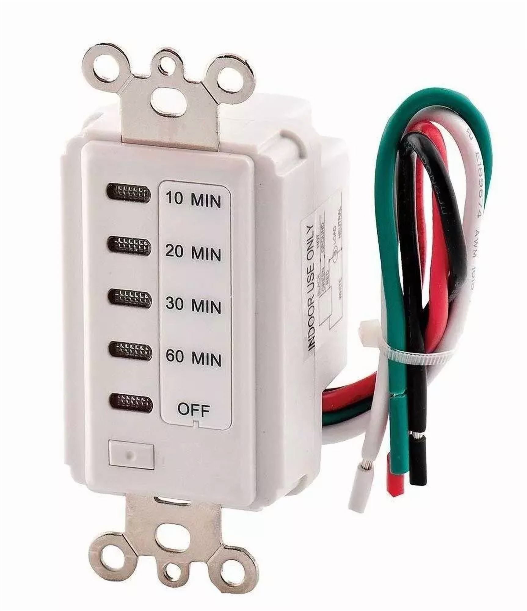 Electrical Bathroom Fan Auto Shut Off Switch Timer, 60-30-20-10 Minute ...