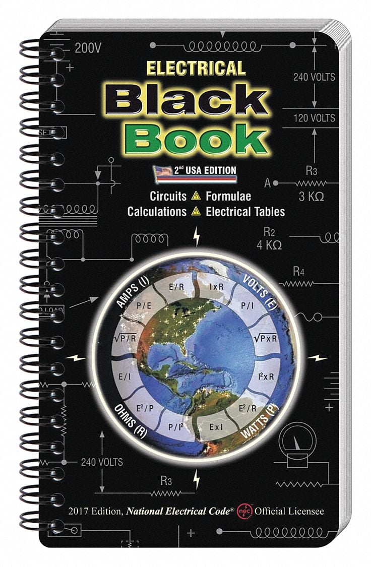 Electrical Black Book Reference Book,Spiralbound,Electrical ELBB2USA ...