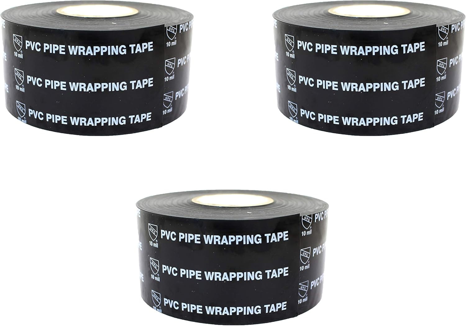 Electrical Black Tape, 2 in. X 100 FT 10 Mil, PVC Pipe Wrapping Tape ...