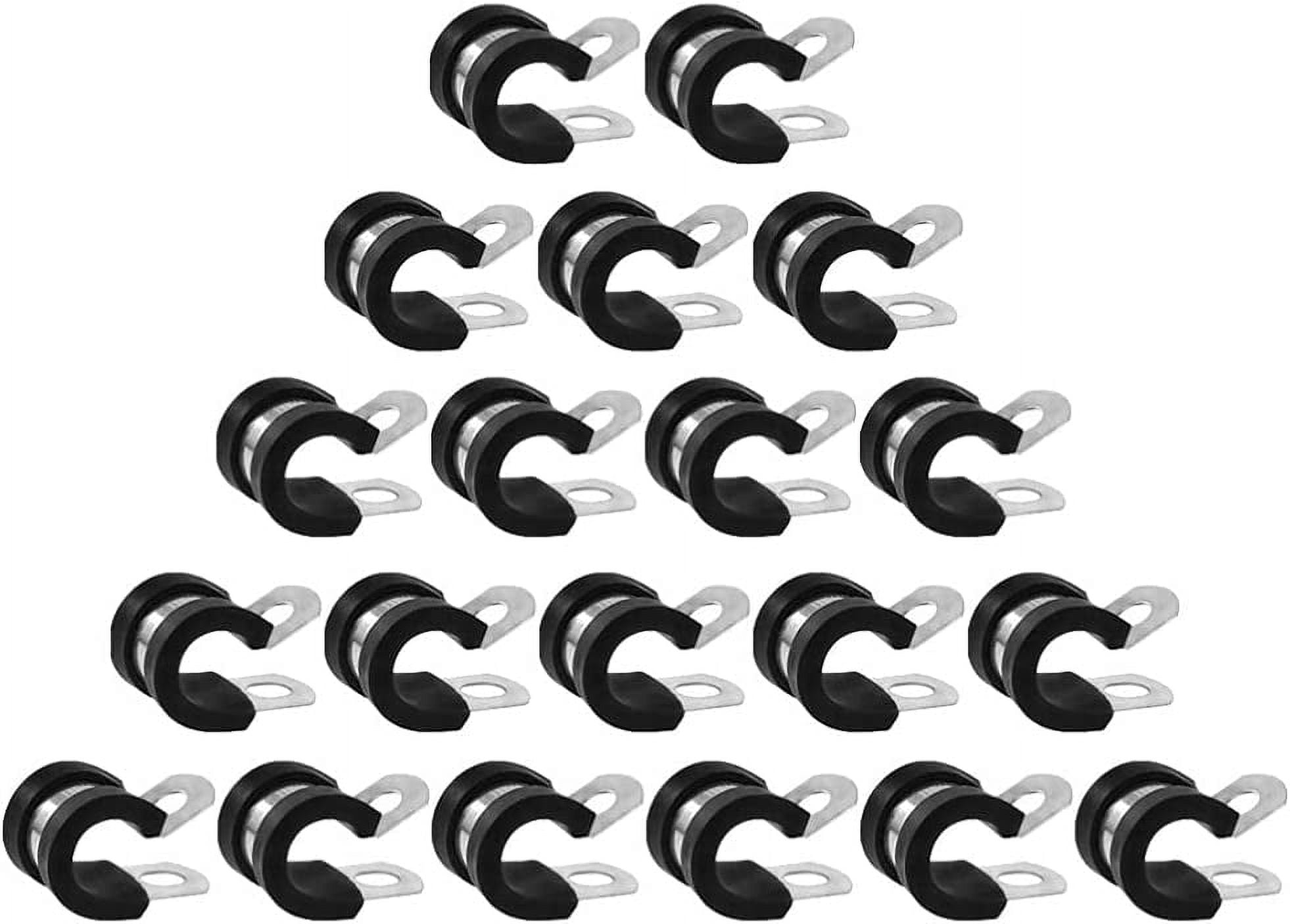 Electrical Cable 20pcs Stainless Steel Cable Clamp Wire Rope Cable Clip ...