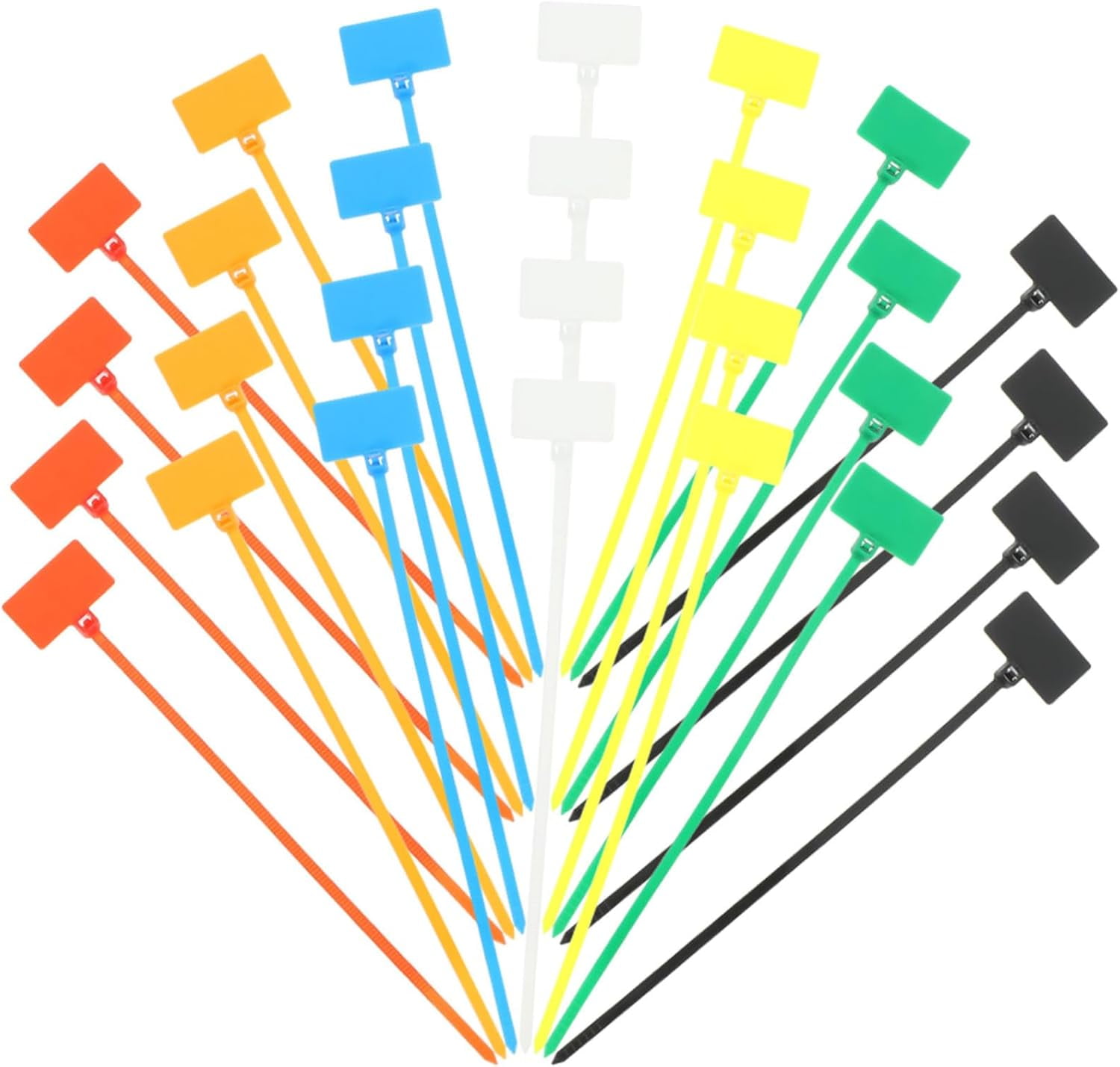 Electrical Cable Ties Labels 250pcs Nylon Cable Tags for Organizing ...
