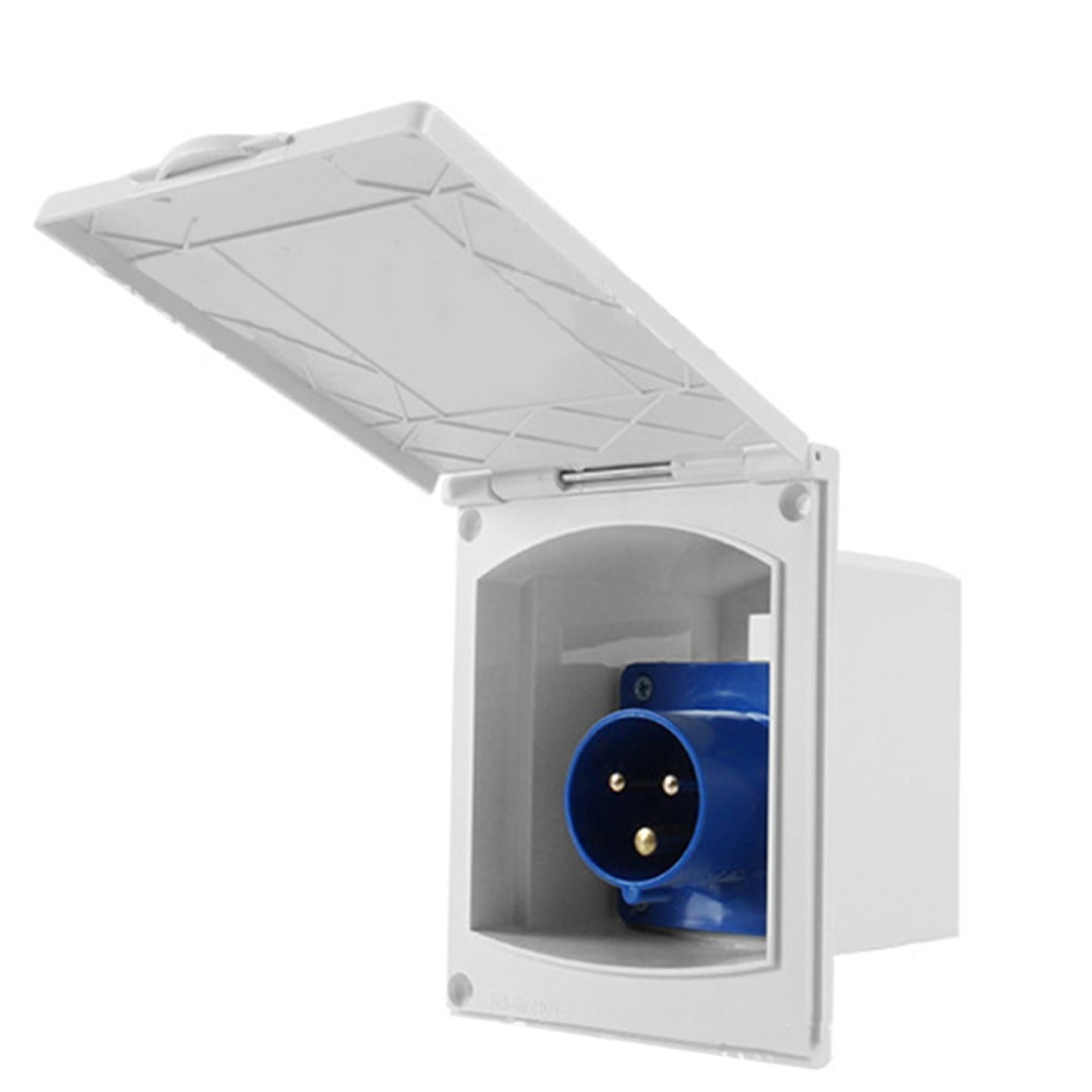 Electrical Charging Socket Plug Outlet Waterproof Socket 3 Core ...