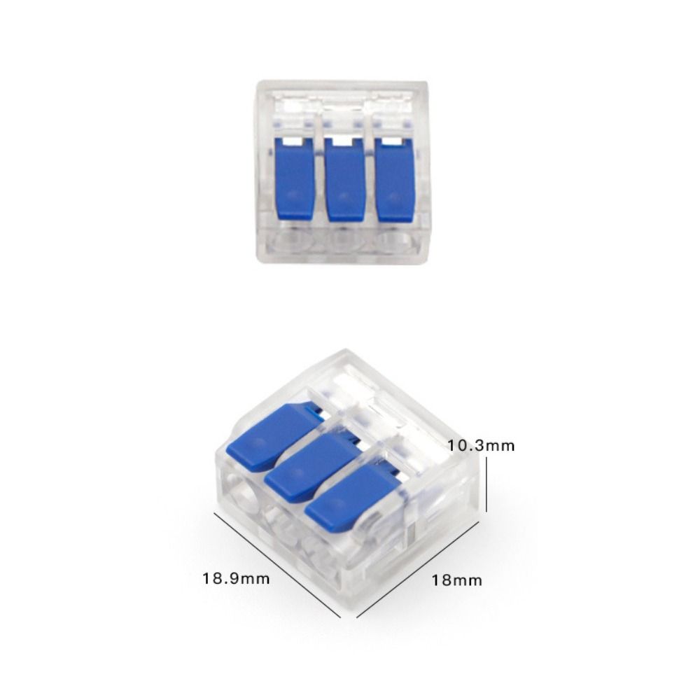 Electrical Compact Mini Push-in Terminal Blocks Universal Wire ...