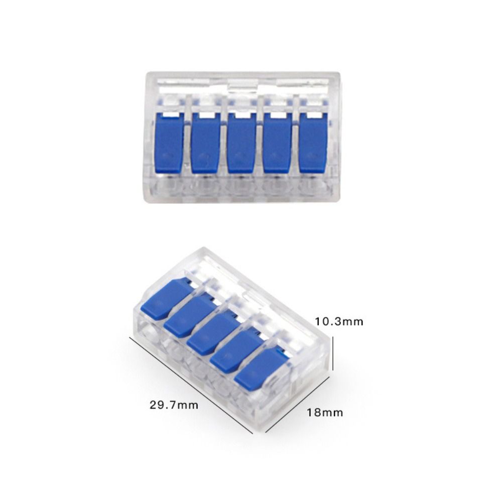 Electrical Compact Mini Push-in Terminal Blocks Universal Wire ...