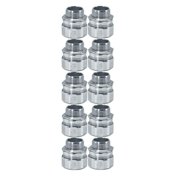 Electrical Conduit Compression Connectors Steel Spring Lock Mechanism ...