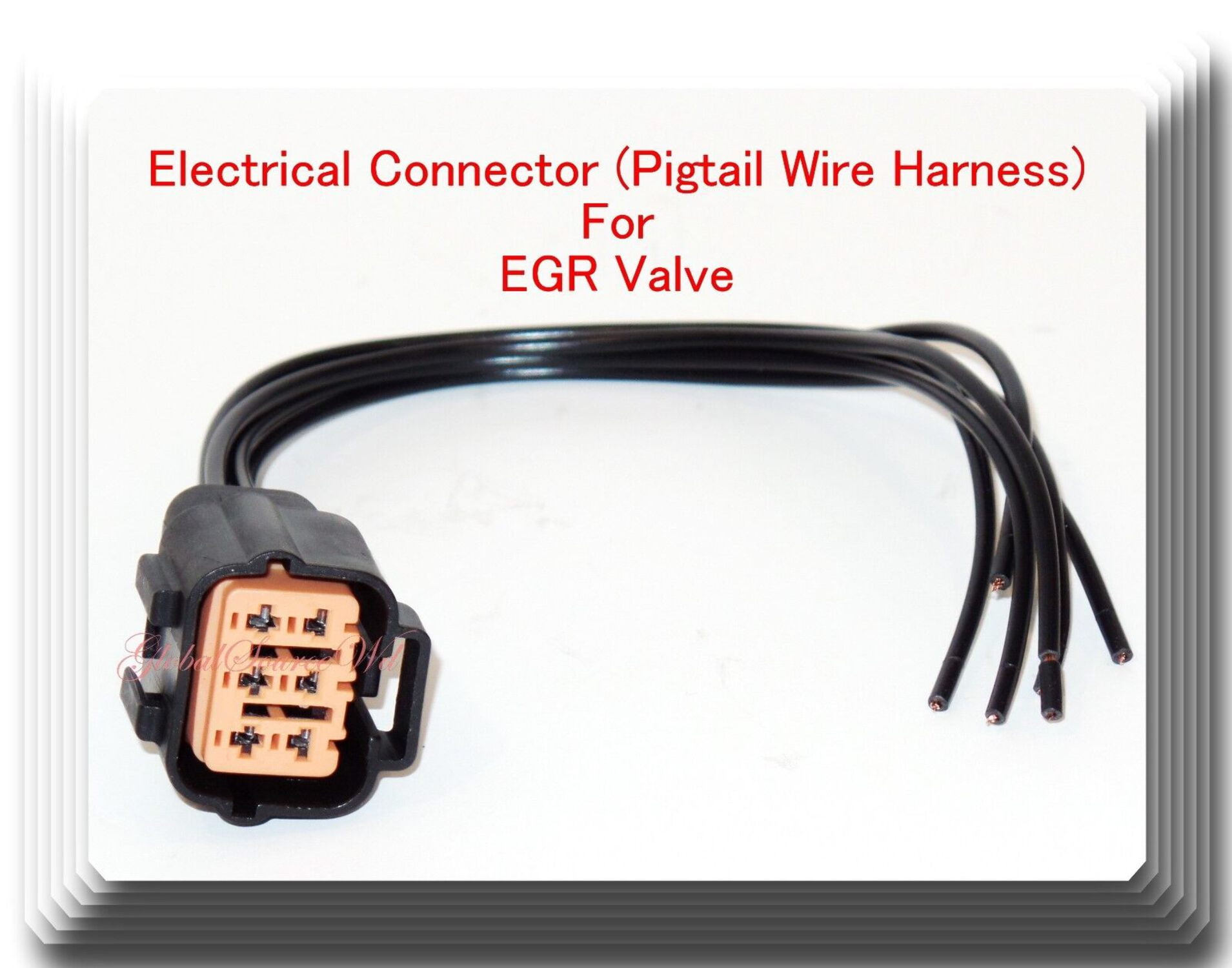 Electrical Connector (Pigtail Wire Harness For EGR Valve Fits:Ford ...