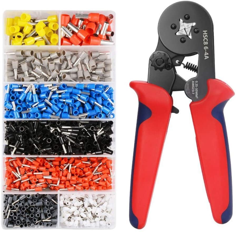 Electrical Crimping Kit - Crimping Tool With 1200 Insulated Crimping ...
