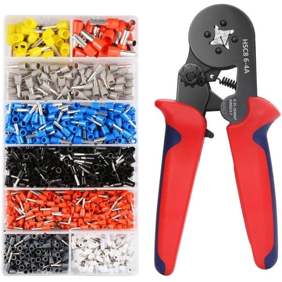 Electrical Crimping Kit - Crimping Tool With 1200 Insulated Crimping ...