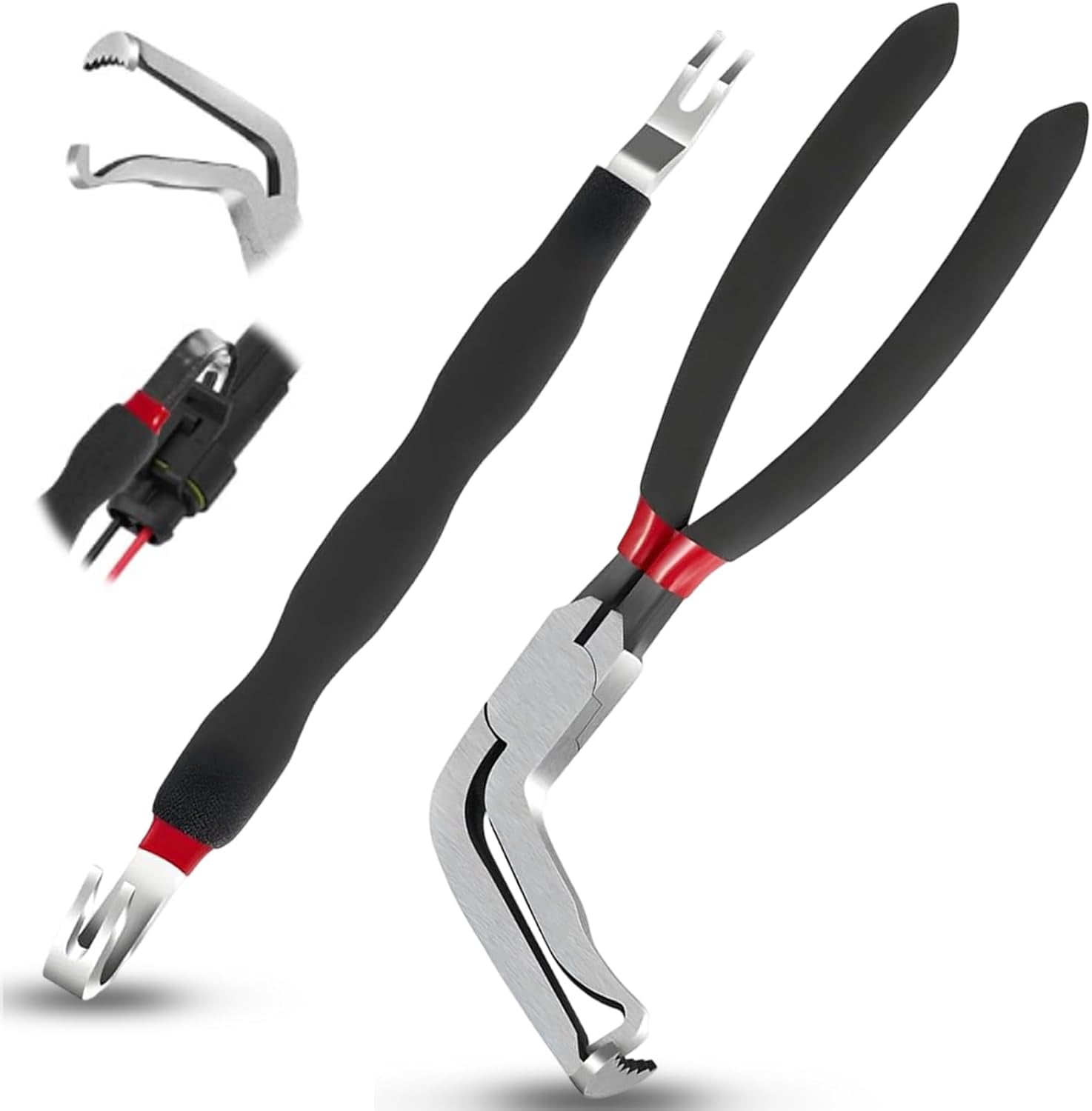 Electrical Disconnect Pliers, 8" Automotive Connector Separator Tool ...