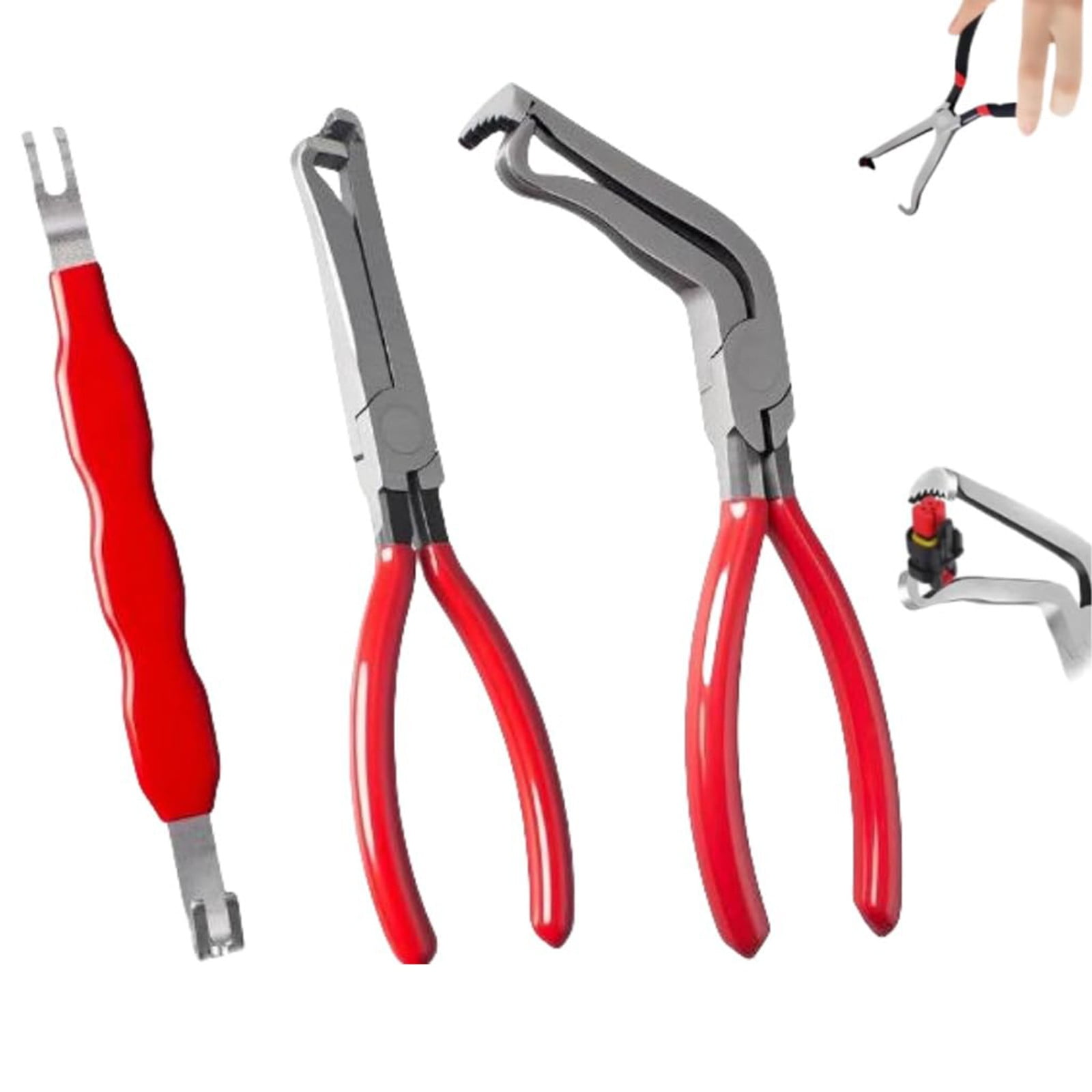 Electrical Disconnect Pliers Set for Automotive Wiring - 3Piece Quick ...