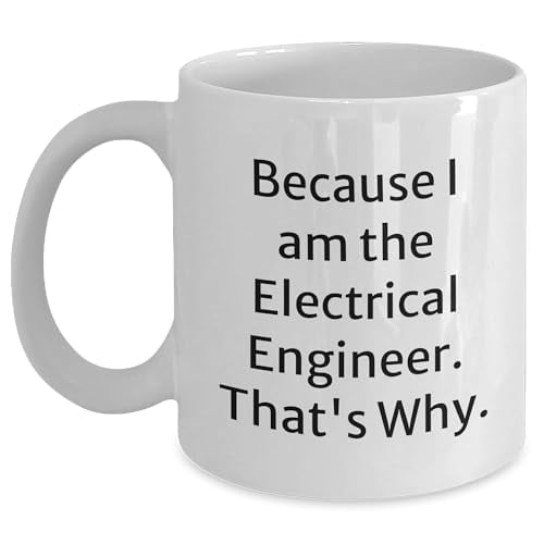 Electrical Engineer Gifts from Friends, White Coffee Mug with ...