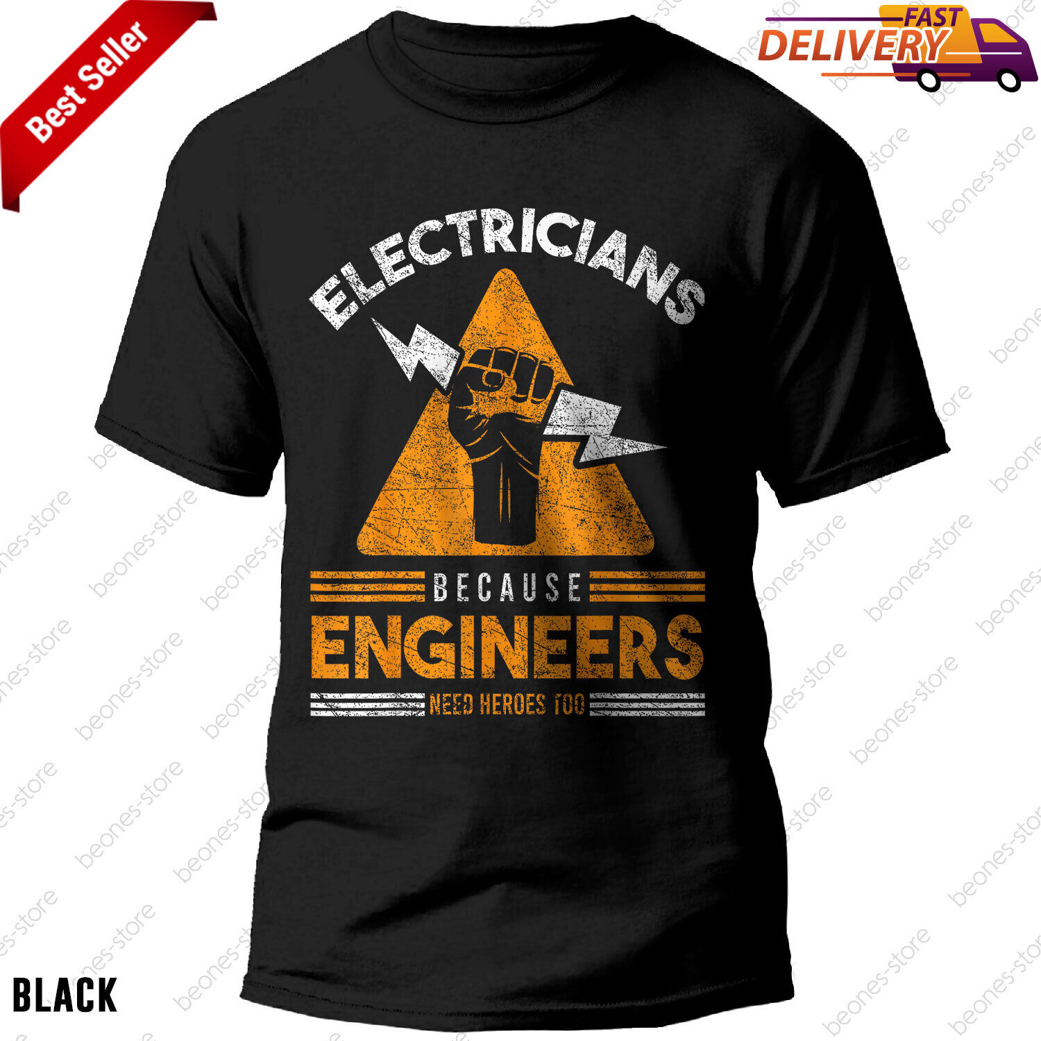 Electrical Engineer T-Shirt, Engineers Need Heroes Too Electrician ...