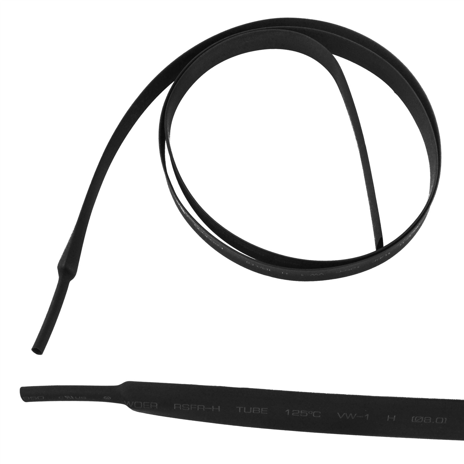 Electrical Heatshrink Tubing Sleeving Waterproof Black 8mm x 1.0 Metre ...