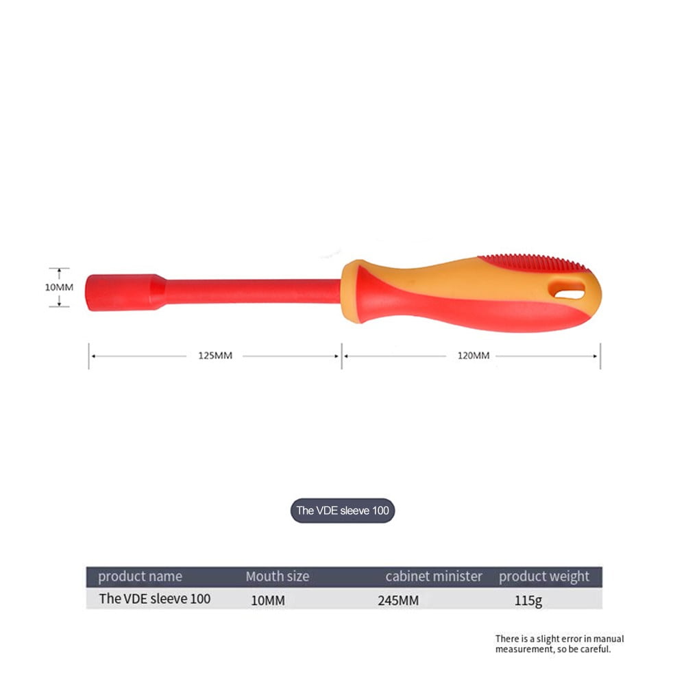 Electrical Installation 1000V Insulation Tools Insulated Socket Wrench ...