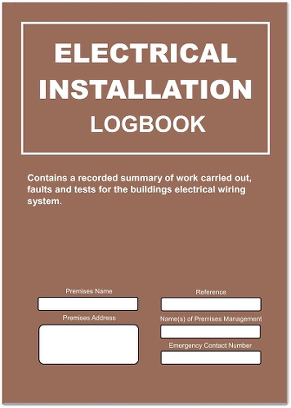 Electrical Installation Logbook - Walmart.com