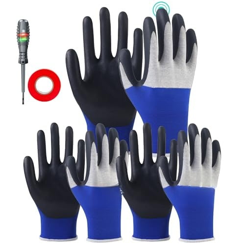 Electrical Insulated Gloves,Voltage Resistance Electrician High Voltage ...