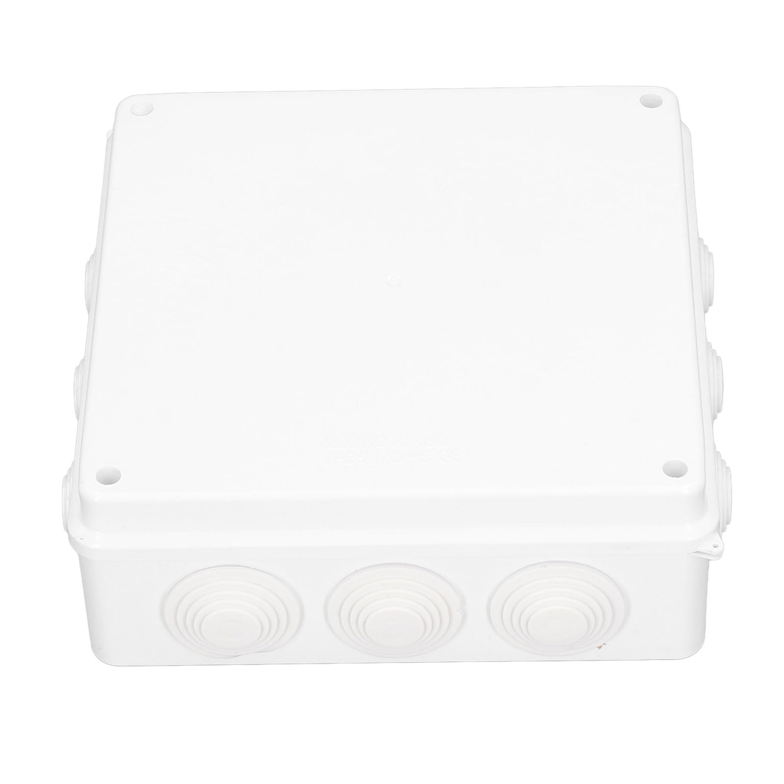 Electrical Junction Box, 200x200x80mm IP65 Weatherproof Pre Drilled ...