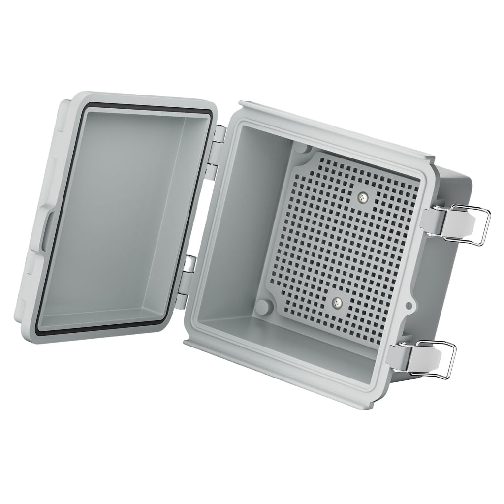 Electrical Junction Box Plastic Enclosure Electronic Instrument Hinge ...