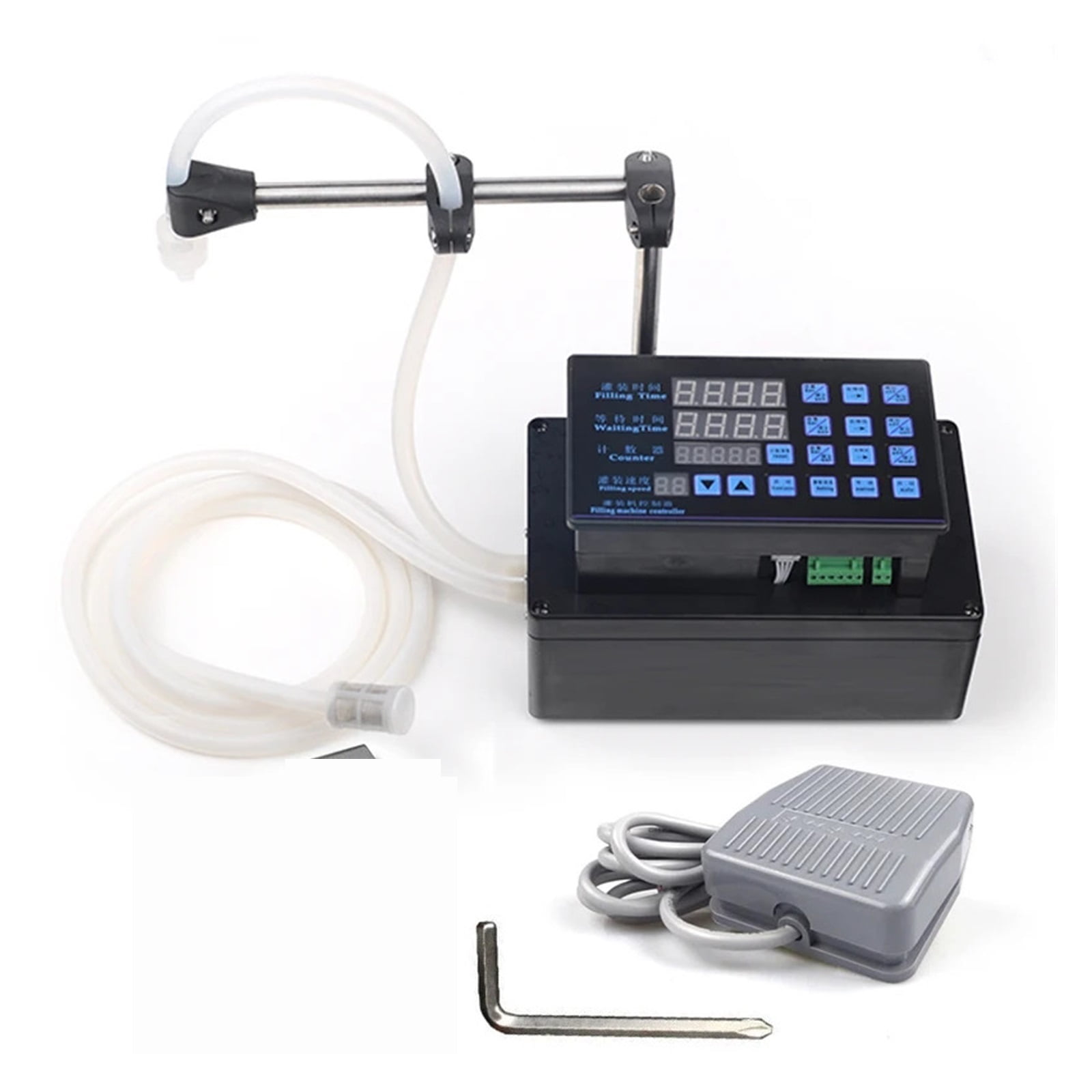 Electrical Liquids Filling Machine MINI Bottled Water Filler Digital ...