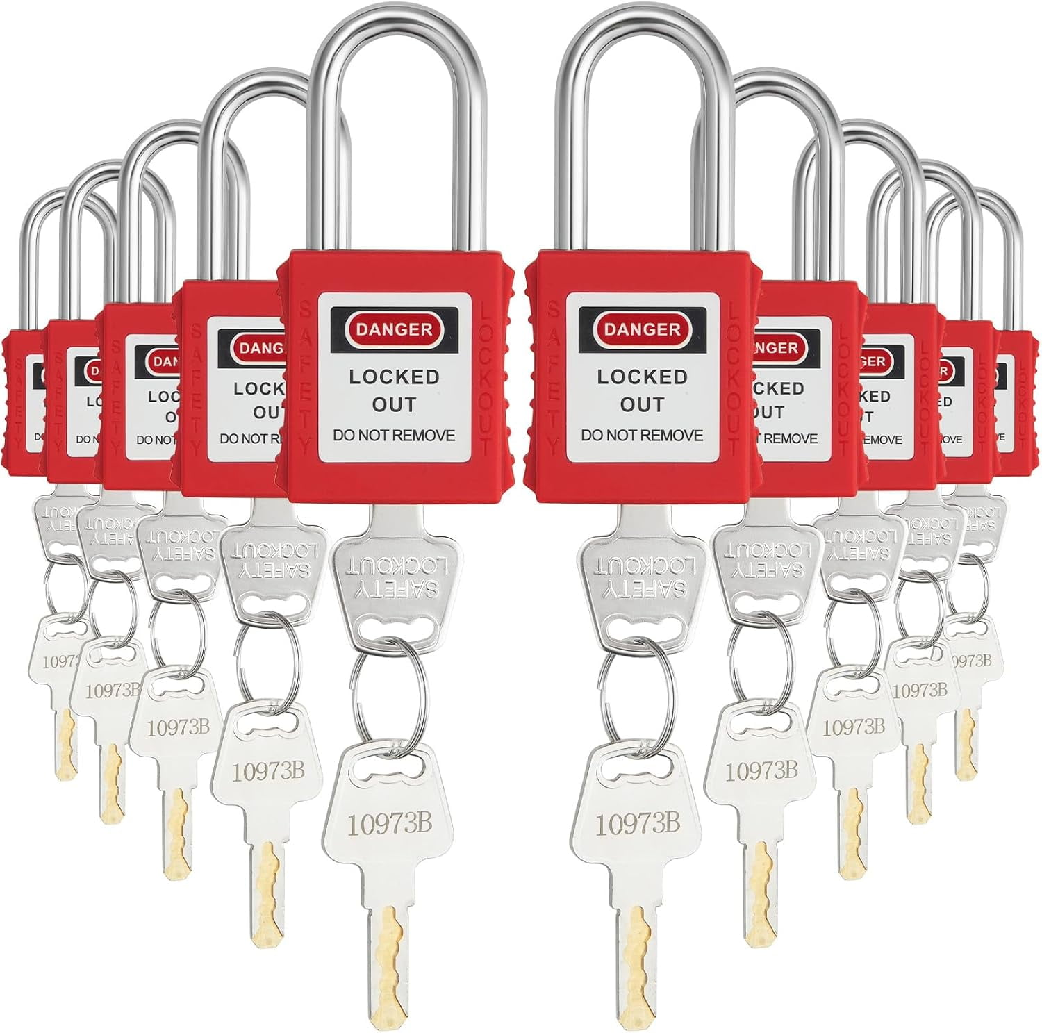 Electrical Lockout Tagout Kit, 26 PCS Safety Loto Kit Includes Padlocks ...