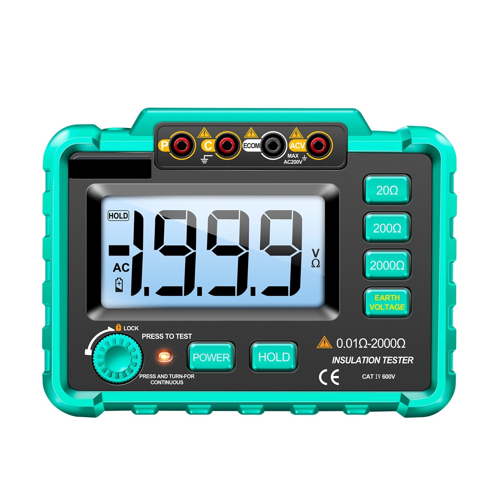 Electrical Megger Insulation Resistance Tester Digital Resistance ...