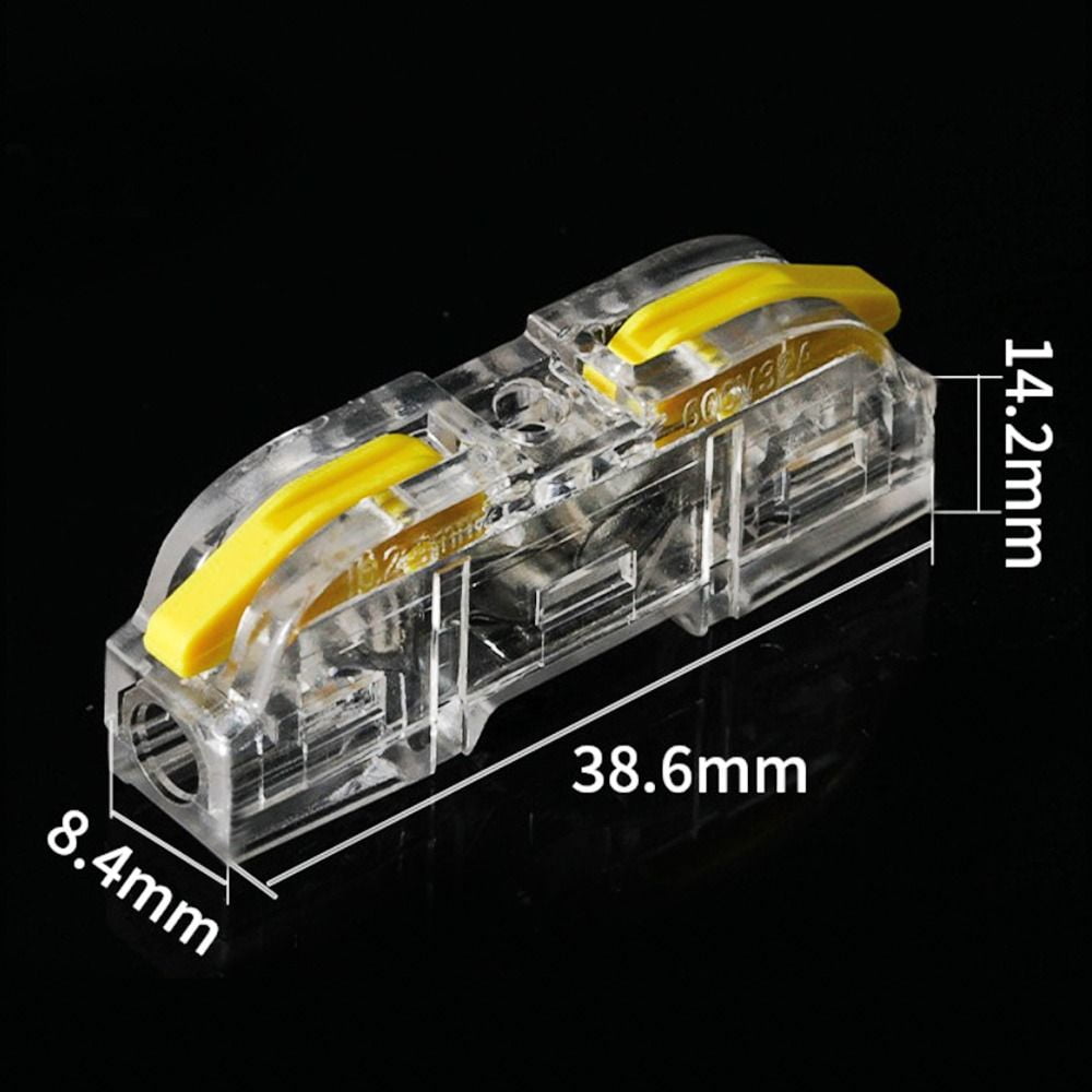 Electrical Mini Push-in Terminal Blocks Small Wiring Connector Wire ...