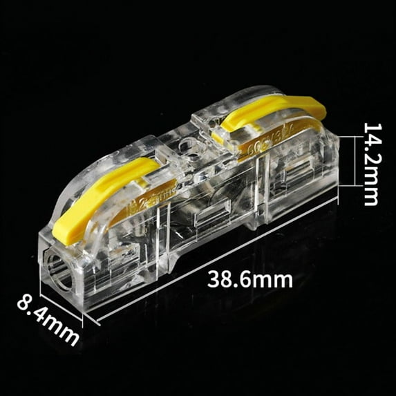 Electrical Mini Push-in Terminal Blocks Small Wiring Connector Wire ...