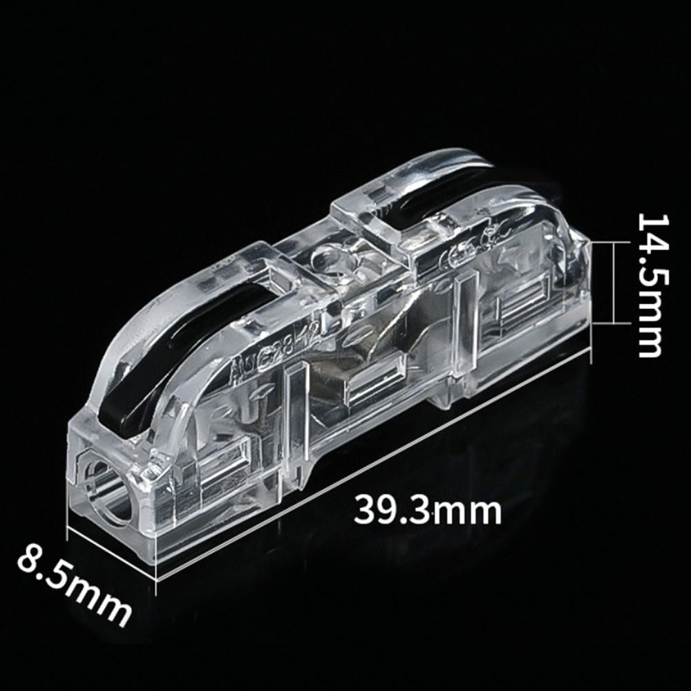 Electrical Mini Push-in Terminal Blocks Small Wiring Connector Wire ...