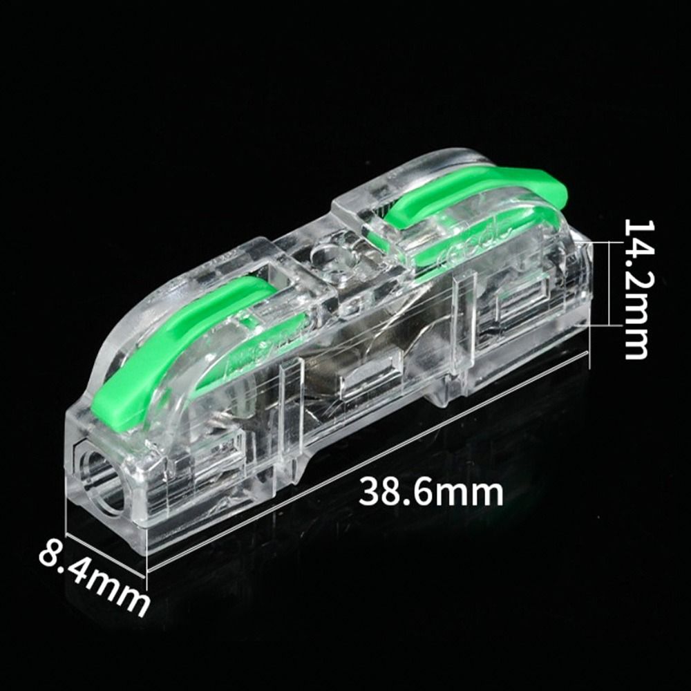 Electrical Mini Push-in Terminal Blocks Small Wiring Connector Wire ...