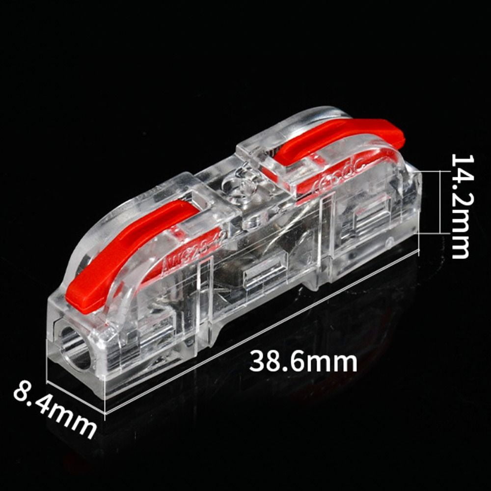 Electrical Mini Push-in Terminal Blocks Small Wiring Connector Wire ...