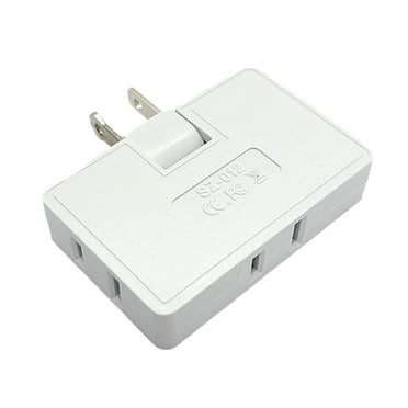 Projectpak 3-Way Swivel Wall Tap Outlet Adapter with 180° Rotating Plug ...