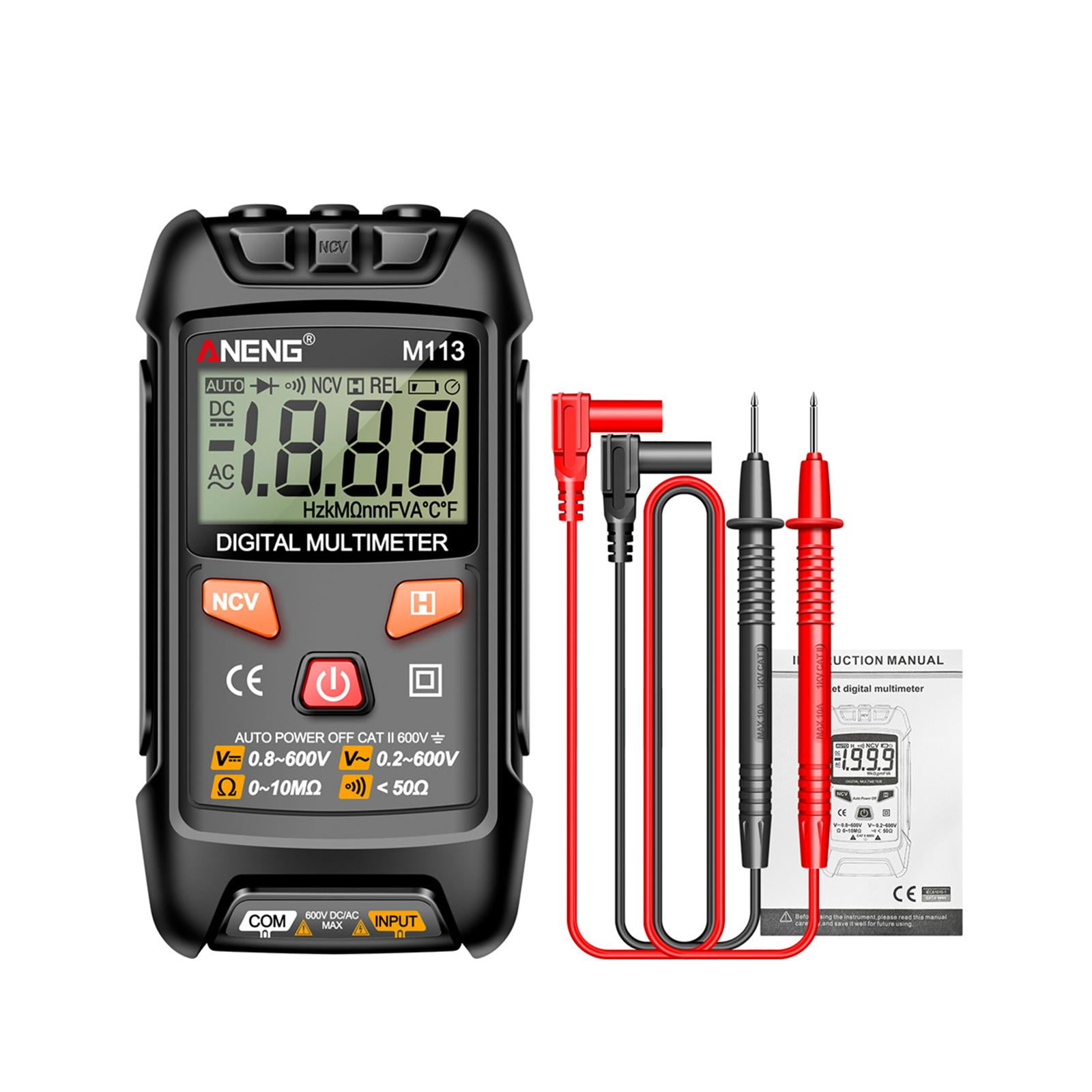 Electrical Multimeter Anti Burned Portable Test Meter for Car Repair ...