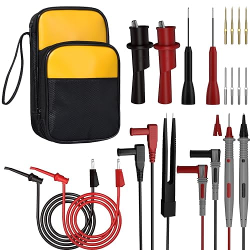 Electrical Multimeter Test Lead Kit with Soft Test Hook for Digital ...