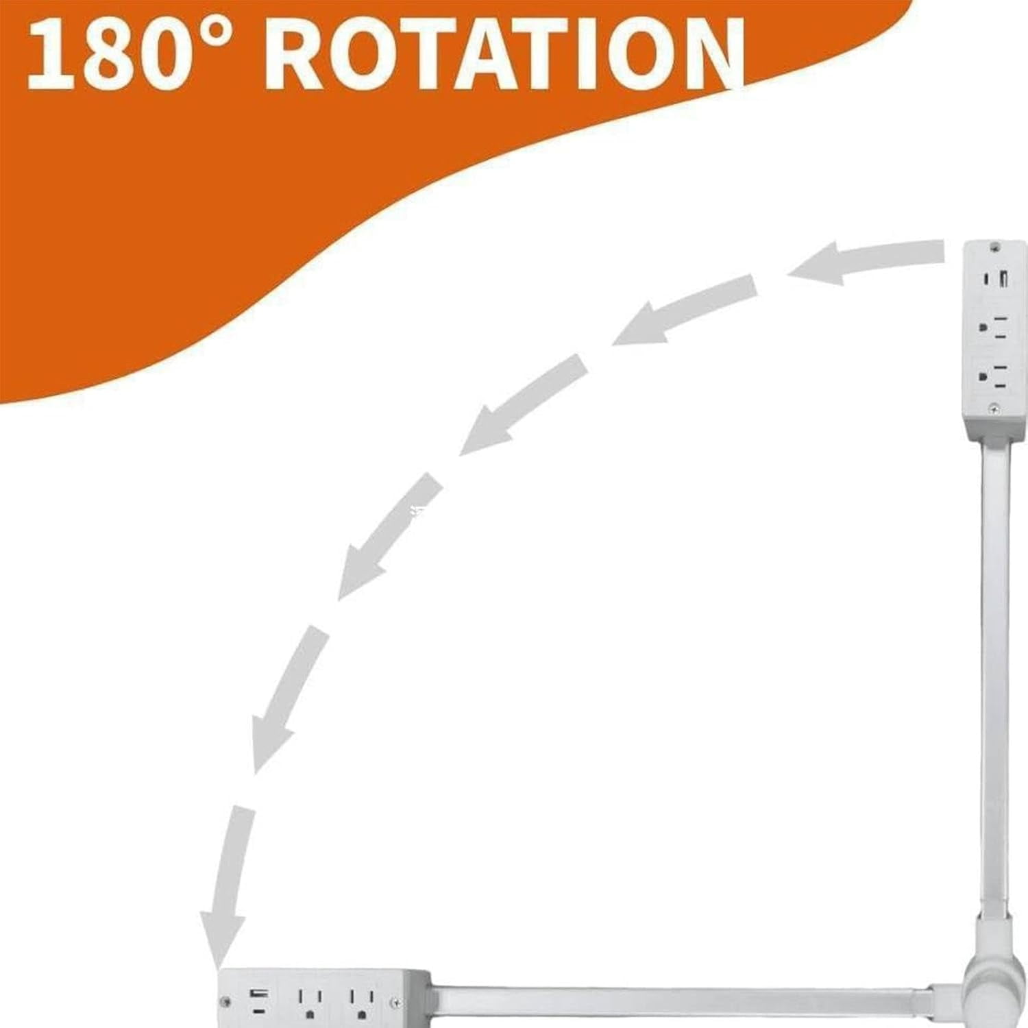 Electrical Outlet Extender Stick, Access Hard-to-Reach Outlets! 180 ...