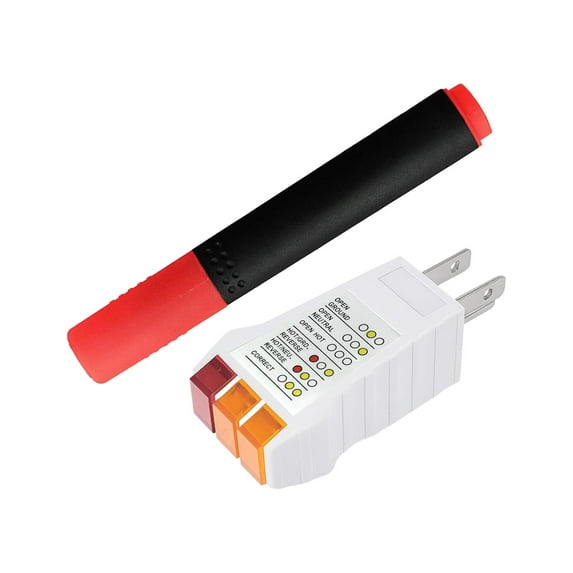 Electrical Outlet Tester Ground Continuity Checker Conductivity Test ...