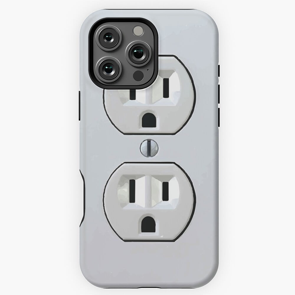 Electrical Outlet Type B Science Inspired Diagram iPhone Case 17 to 11 ...