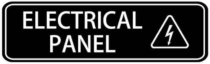 Electrical Panel Acrylic Sign For Office Door Wall Home And Business ...