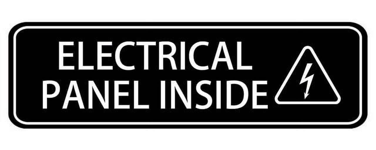 Electrical Panel Inside Acrylic Sign For Office Door Wall Home And ...