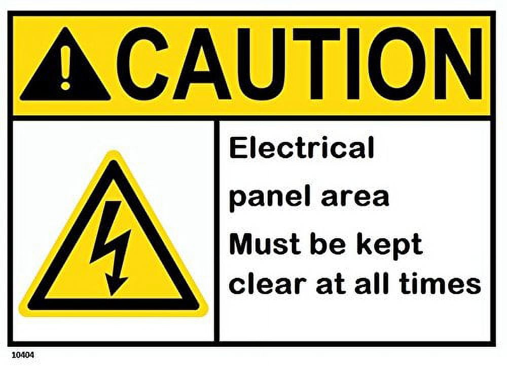 Electrical Panel sign ( ALUMINUM ) - Walmart.com